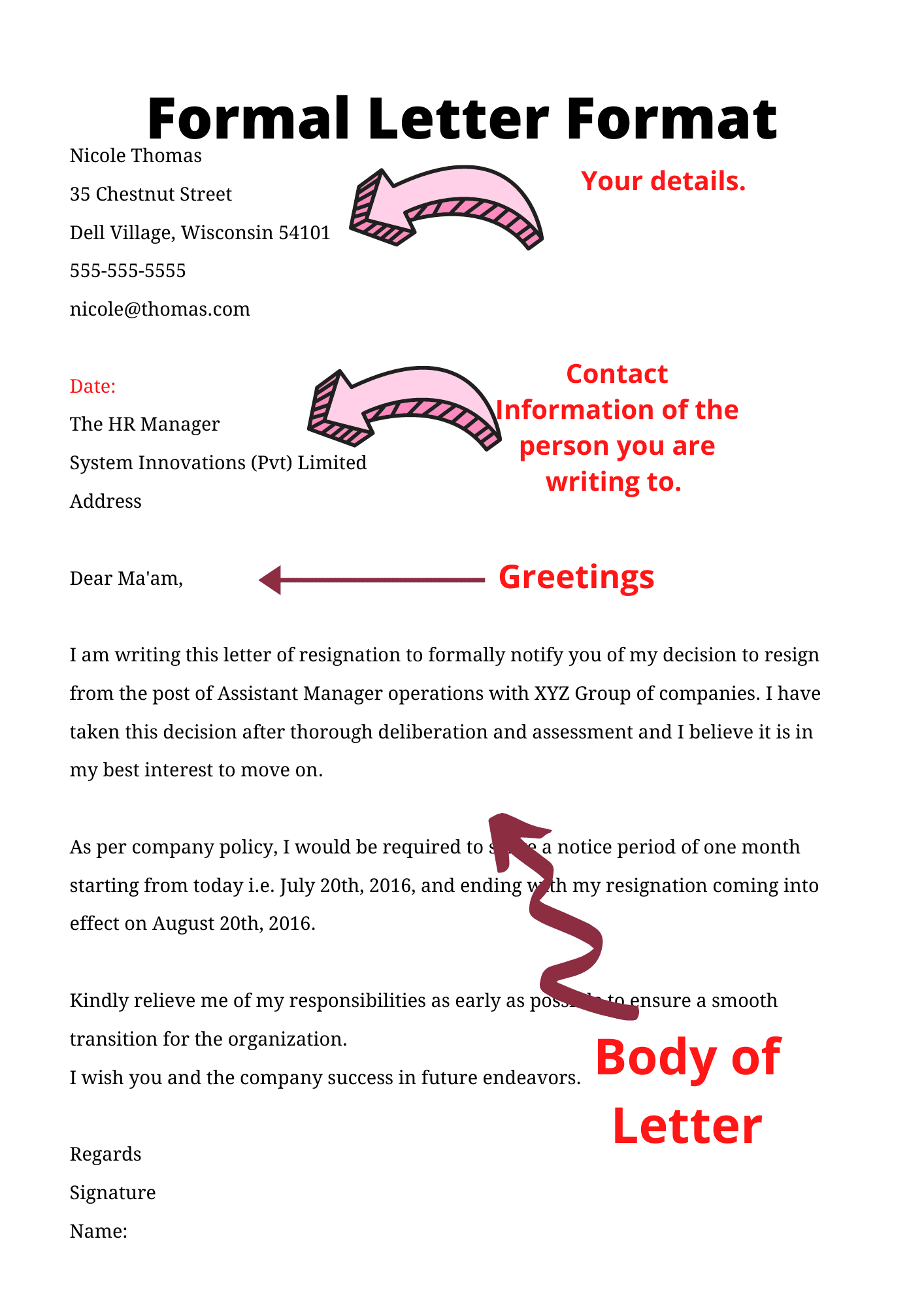 Notice Format What Is The Format Of Notice Writting Brainly In 