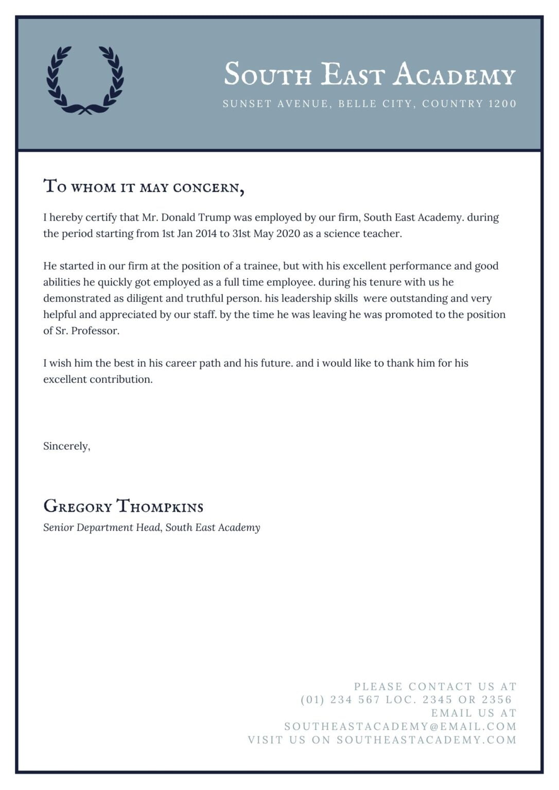 Teaching Experience Certificate Format & Samples | For Teacher & Faculty