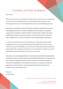 Cover Letter Format Examples, Templates, Download 50+ Free Samples