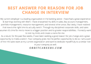 Five Tips To Avoid Rejection Because Of Reason For Job Change.