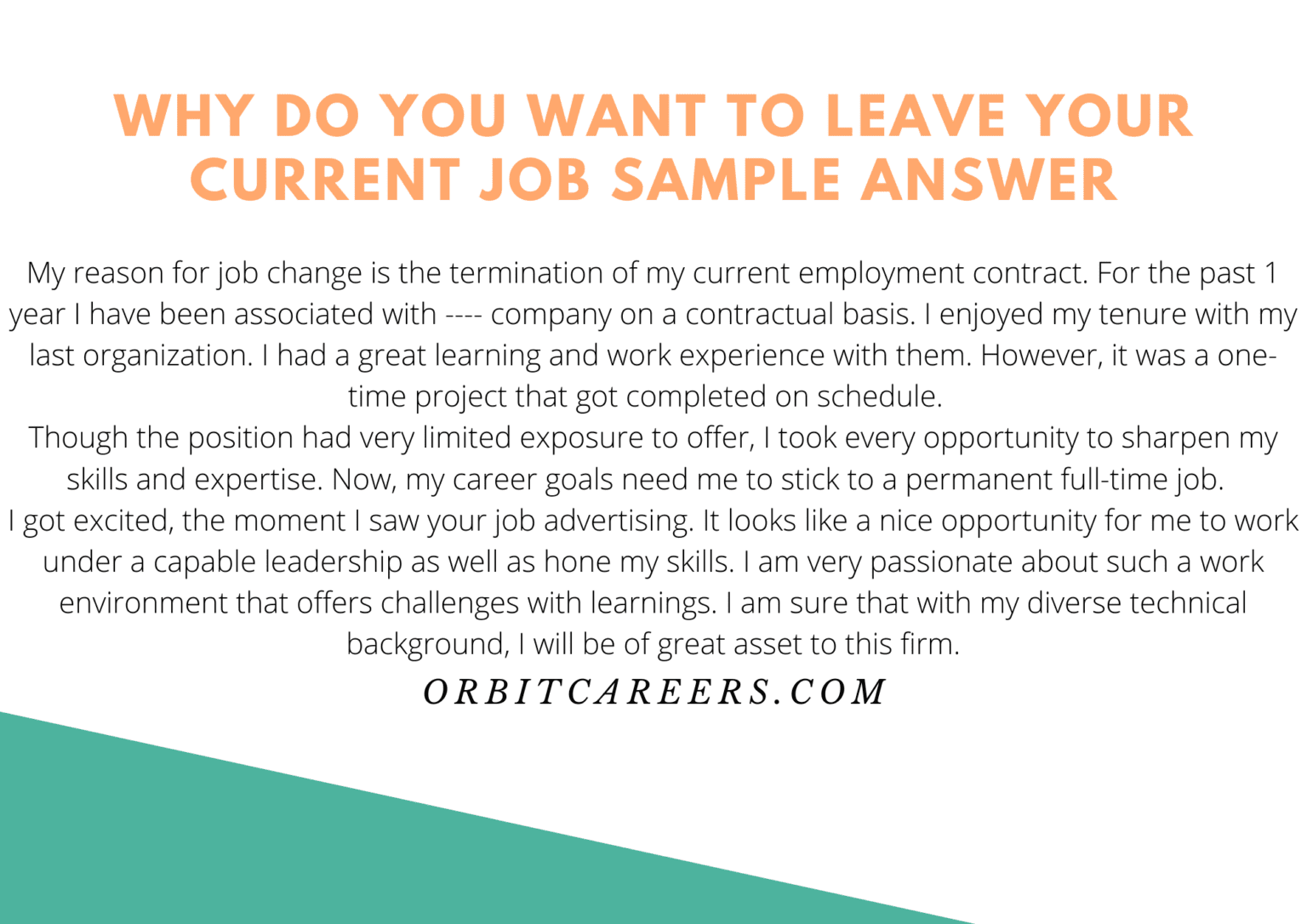 Five Tips To Avoid Rejection Because Of Reason For Job Change.