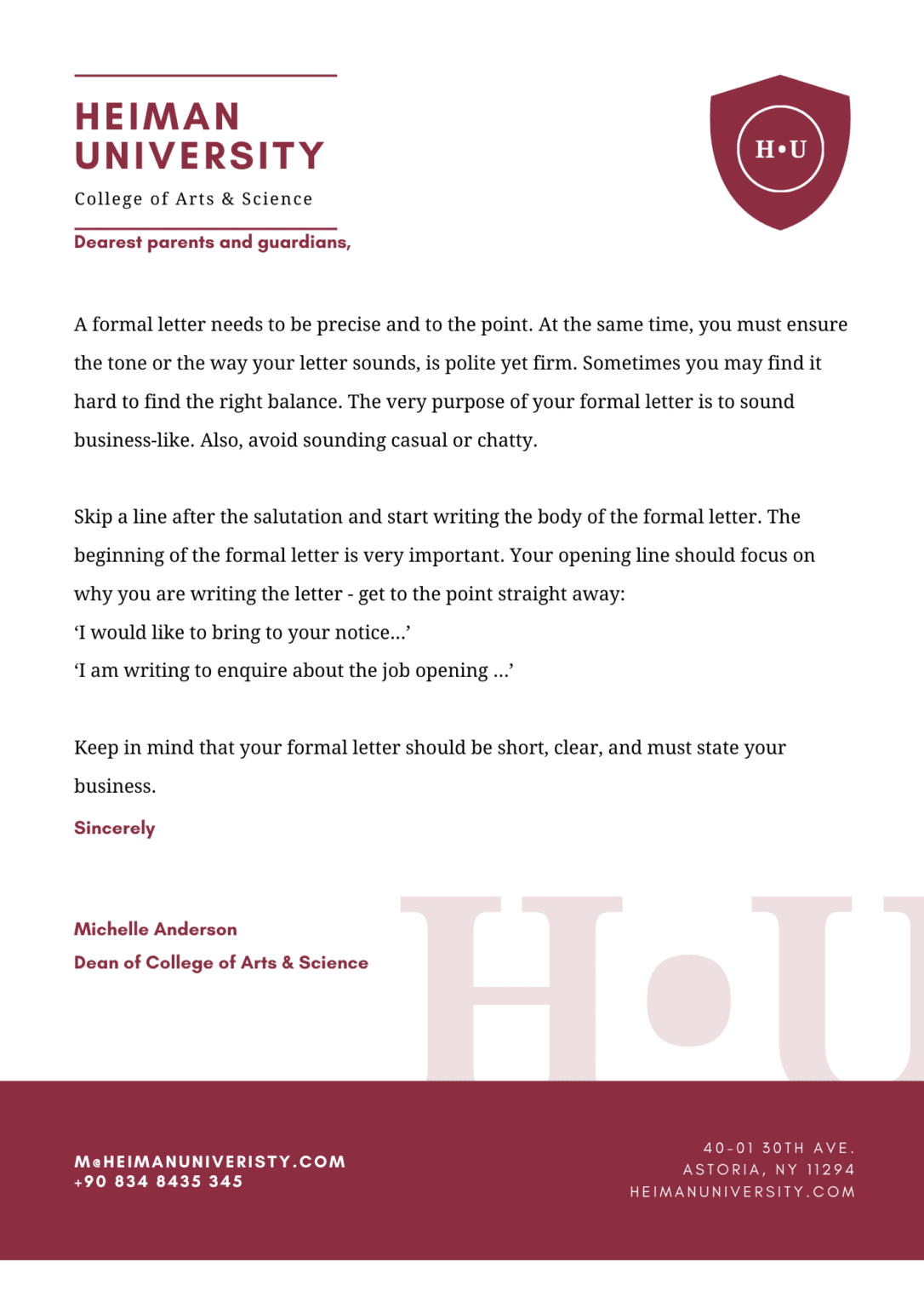 How to Write a Formal Letter | Step by Step Guide | Formats & Samples