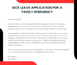 How to Write a Sick Leave Application (+ 5 Sample Letters)