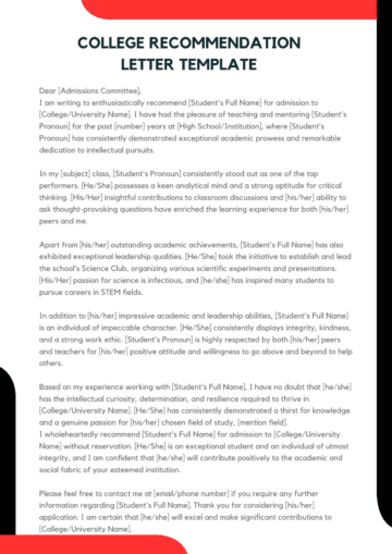 How To Write College Recommendation Letter | + Free Samples